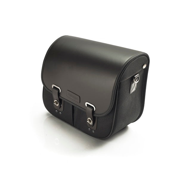 Triumph Waxed Cotton Pannier RHS Black A9518292 – World Of Triumph