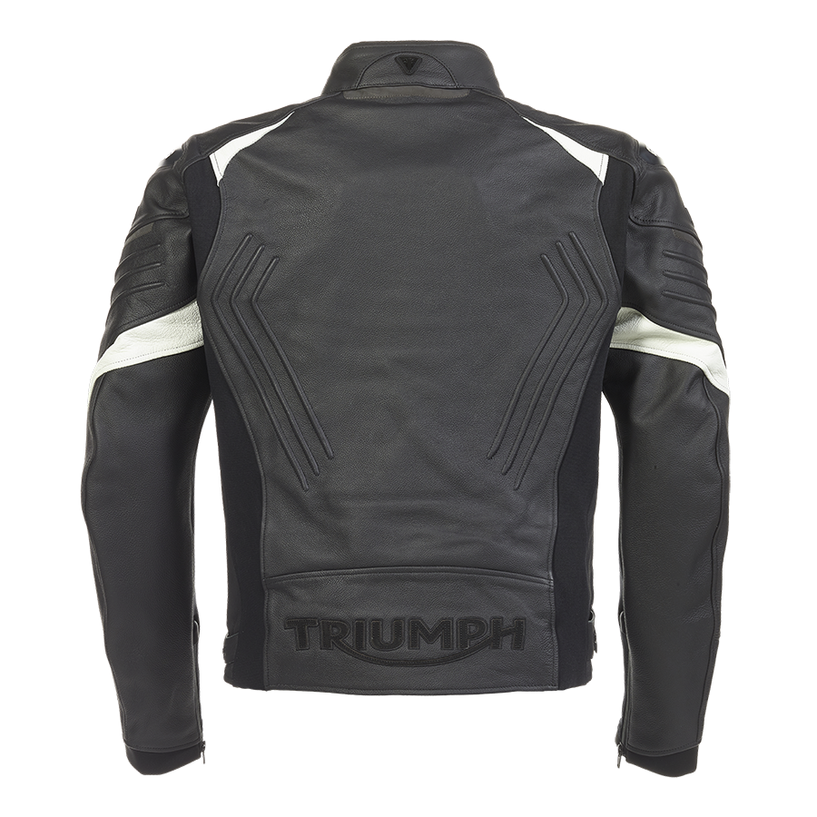 Triumph Mens Triple Leather Jacket – World Of Triumph