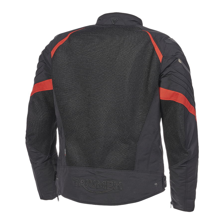 Triumph Triple Sports Mesh Jacket Black / White / Red – World Of Triumph