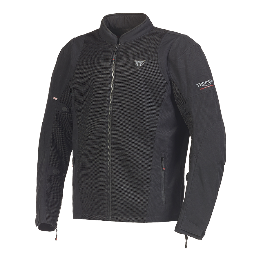 Triumph Mens Cranbourne Mesh Jacket Black – World Of Triumph